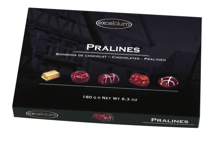 Chocolate Assortment 'Excelcium' Black Box 180g (x8)